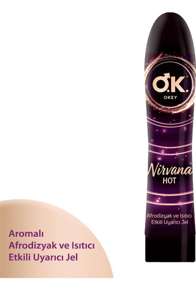 Okey Nirvana Hot Uyarıcı Jel 100 ml Okey Nirvana Hot Uyarıcı Jel 100 ml