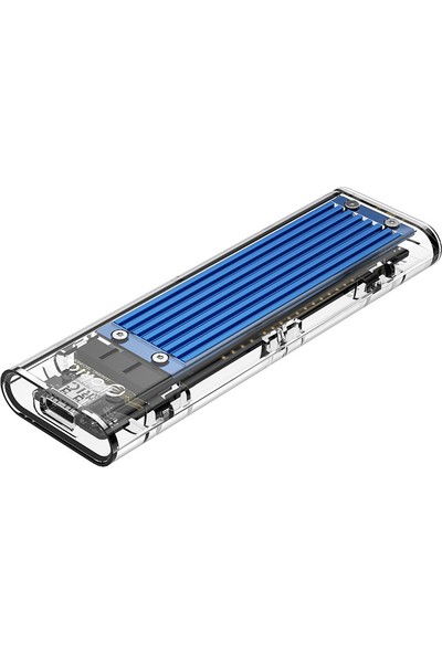 Orico Type-C Nvme M.2 SSD HDD Harddisk Kutusu, Mavi, Tcm2-C3 Orico Type-C Nvme M.2 SSD HDD Harddisk Kutusu, Mavi, Tcm2-C3
