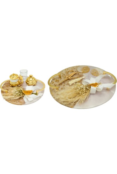 Dolunay Store Epoksi Ikili Tepsi Seti Altın Rengi Söz Tepsisi, Nişan Tepsisi, Yüzük Tepsisi, Isteme Tepsisi Dolunay Store Epoksi Ikili Tepsi Seti Altın Rengi Söz Tepsisi, Nişan Tepsisi, Yüzük Tepsisi, Isteme Tepsisi