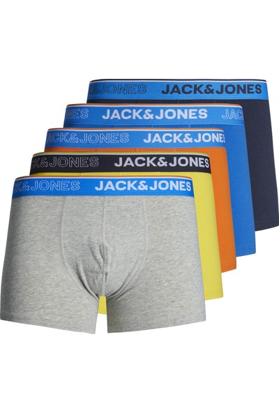 Jack & Jones 5'li Düz Renk Boxer Paketi Jack & Jones 5'li Düz Renk Boxer Paketi