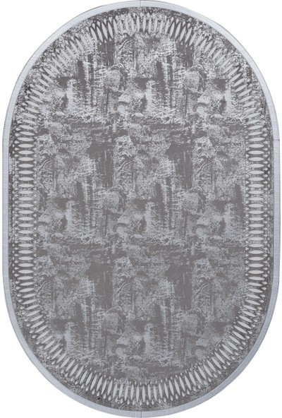 Sacrementum R-1003 Gri 80X150 Deri Halı ~ 1.2 M2