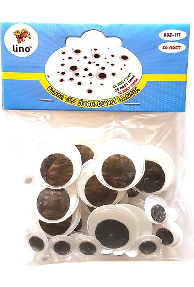 Lino Oynar Göz Siyah-Beyaz 50’li RBZ-117 Lino Oynar Göz Siyah-Beyaz 50’li RBZ-117