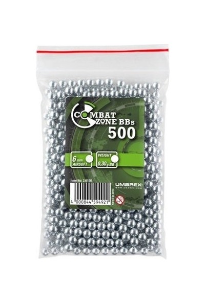 Umarex Combat Zone Airsoft Bb 0,30G Gümüş 500 Adet Umarex Combat Zone Airsoft Bb 0,30G Gümüş 500 Adet