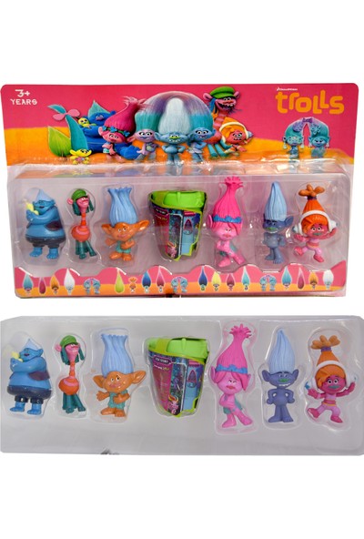 Udatoys Troller Oyuncak Karakter Trol Figür Seti 6lı Trolls Udatoys Troller Oyuncak Karakter Trol Figür Seti 6lı Trolls