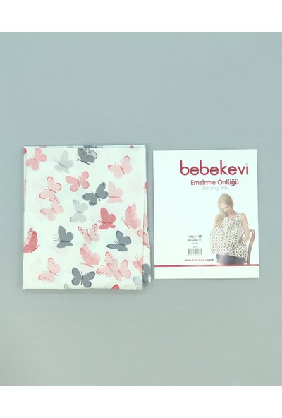 Bebekevi Anne Emzirme Önlük Bevi 732 Renkli Kelebek Bebekevi Anne Emzirme Önlük Bevi 732 Renkli Kelebek