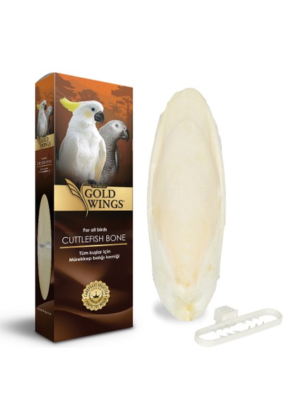 Gold Wings Premium Büyük Mürekkep Balığı Kalamar Kemiği Gold Wings Premium Büyük Mürekkep Balığı Kalamar Kemiği