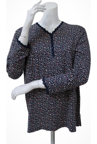 Belgin Çiçekli Yk.fistolu Penye 0228 - Lacivert Belgin Çiçekli Yk.fistolu Penye 0228 - Lacivert