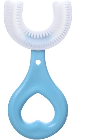 Mas Lord U Şekli Diş Fırçası Yeni Nesil Fırça Mavi (2-6 Yaş)