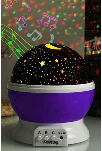 Hd Marketim Star Master Dream Işığı Dönen Projeksiyon Lambası Çocuk Bebek Odası Renkli LED Lamba Mor Hd Marketim Star Master Dream Işığı Dönen Projeksiyon Lambası Çocuk Bebek Odası Renkli LED Lamba Mor