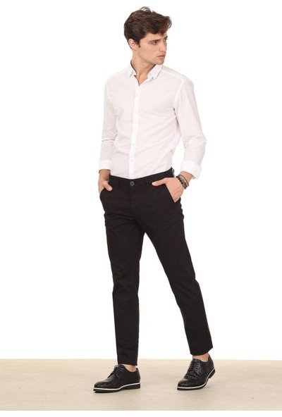 Kip Pant-710 Normal Bel Regular Fit Siyah Erkek Pantolon Kip Pant-710 Normal Bel Regular Fit Siyah Erkek Pantolon