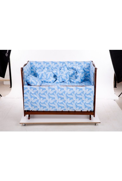 Hugoybedding 60CM x 120CM Pollycotton Lüks Bebek Uyku Seti Mavi Beyaz Kuş Tüyü Temalı (10 Parça) Hugoybedding 60CM x 120CM Pollycotton Lüks Bebek Uyku Seti Mavi Beyaz Kuş Tüyü Temalı (10 Parça)