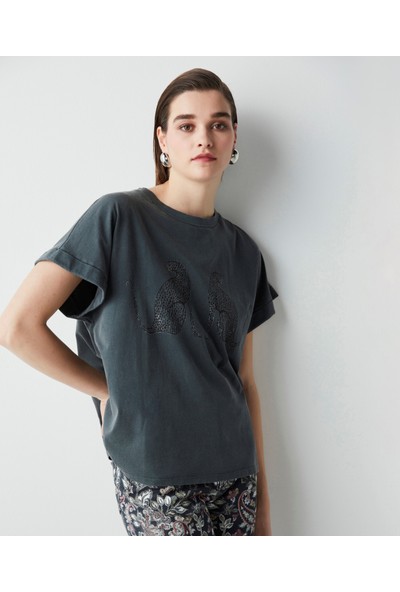 İpekyol Görsel Baskılı Tişört İpekyol Görsel Baskılı Tişört