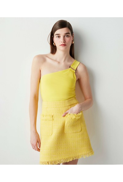 İpekyol Asimetrik Yaka Bluz