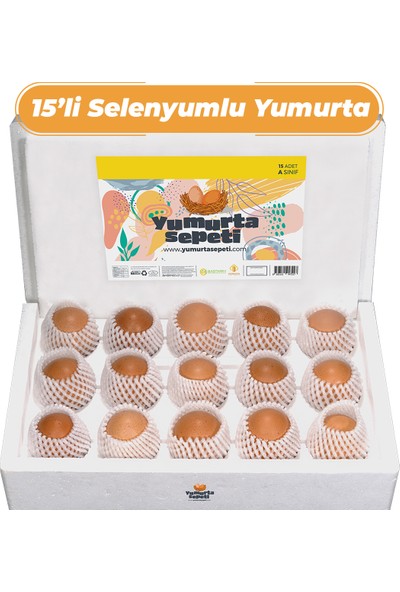 Baştarım Selenyumlu Yumurta 15'li