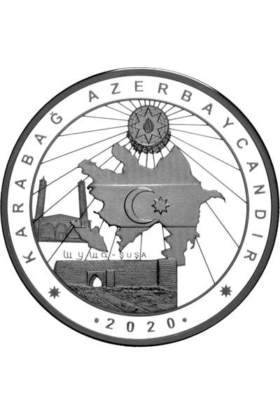 Benim Koleksiyonum Karabağ Azerbaycandır Gümüş Hatıra Parası - Türkçe Benim Koleksiyonum Karabağ Azerbaycandır Gümüş Hatıra Parası - Türkçe