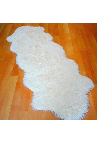 Napoli Home Kaymaz Taban Yıkanabilir Yumuşacık Post Peluş Halı Çiftkafa Beyaz Napoli Home Kaymaz Taban Yıkanabilir Yumuşacık Post Peluş Halı Çiftkafa Beyaz