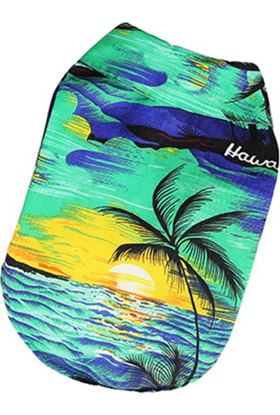 Jiaweike Yavru Kazak Tek Göğüslü Düğme Elastik Polyester Hawaii Tarzı Kedi Kıyafet Pet Aksesuarları (Yurt Dışından) Jiaweike Yavru Kazak Tek Göğüslü Düğme Elastik Polyester Hawaii Tarzı Kedi Kıyafet Pet Aksesuarları (Yurt Dışından)