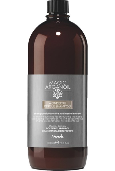 Nook Yıpranmış Saçlar Için Şampuan 1000 ml (Vegan) Wonderful Serisi Nook Yıpranmış Saçlar Için Şampuan 1000 ml (Vegan) Wonderful Serisi