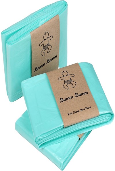 Bamm Bamm Korbell Çöp Kovaları İle Uyumlu 2250 Adet Bebek Bezi Kapasiteli Çöp Poşeti