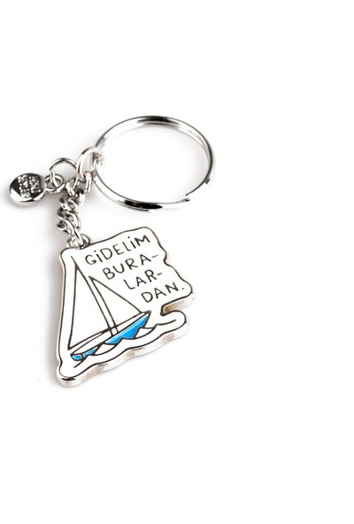 Hisli Şeyler Anahtarlık - Gidelim Buralardan Hisli Şeyler Anahtarlık - Gidelim Buralardan