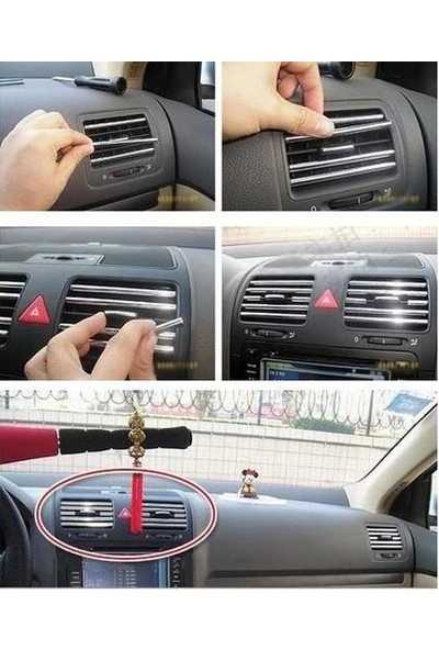 Mastercar U Tip Geçmeli Havalandırma Krom Nikelaj Şerit Kalın 1 mt Mastercar U Tip Geçmeli Havalandırma Krom Nikelaj Şerit Kalın 1 mt