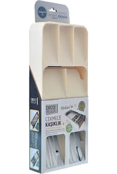 Vip Gross Decobella 9 Bölmeli Çekmece Kaşıklık Krem Vip Gross Decobella 9 Bölmeli Çekmece Kaşıklık Krem