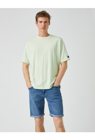 Koton Katlamalı Paça Kot Şort