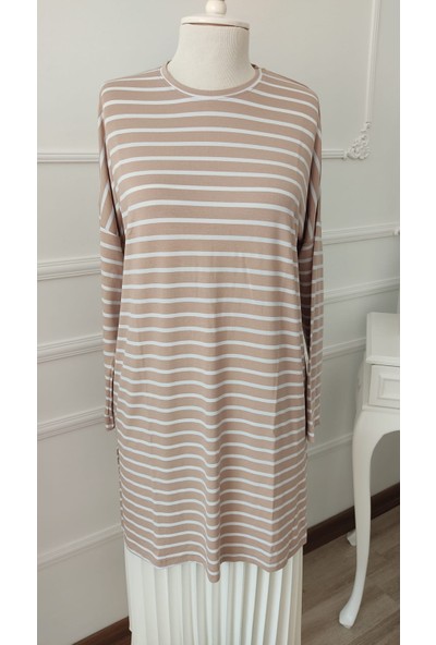 Aslı Akın Butik Çizgili Tunik Aslı Akın Butik Çizgili Tunik