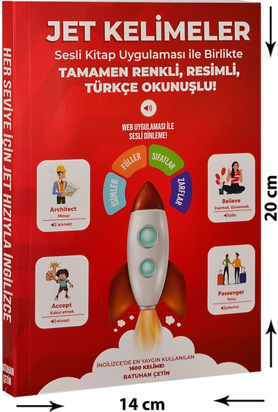 Jet Kelimeler Kitabı ve Sesli Kitap Uygulaması - Batuhan Çetin Jet Kelimeler Kitabı ve Sesli Kitap Uygulaması - Batuhan Çetin