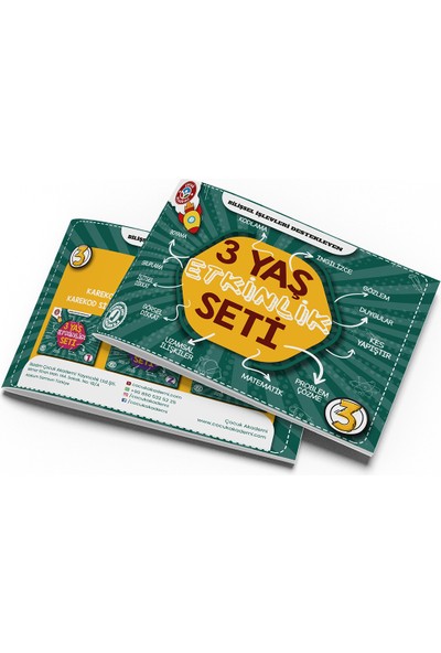 Çocuk Akademi 3 Yaş Etkinlik Kitap-3 -Özlem Durmaz Çocuk Akademi 3 Yaş Etkinlik Kitap-3 -Özlem Durmaz
