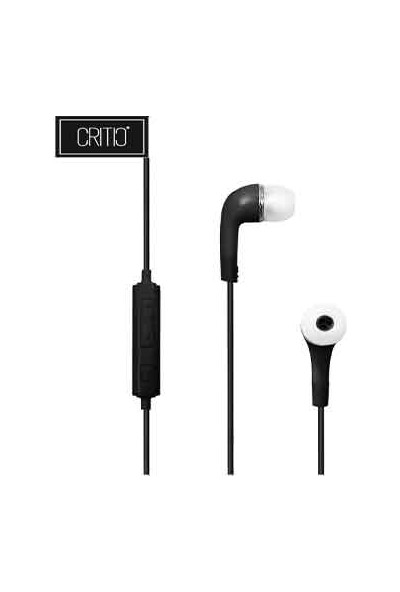 Critic Kulakiçi Kulaklık - Mikrofon Siyah Critic Kulakiçi Kulaklık - Mikrofon Siyah
