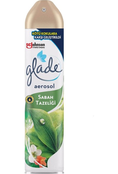 Glade Aerosol Oda Kokusu Sabah Tazeliği 300 ml Glade Aerosol Oda Kokusu Sabah Tazeliği 300 ml