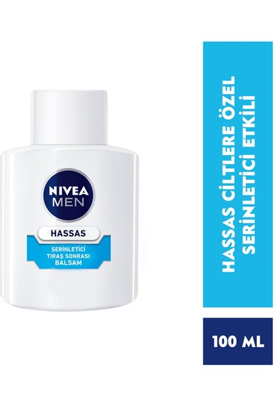 Nivea EKS Ticaret Nivea Men Tıraş Sonrası Serinletici Hassas Balsam 100 Ml