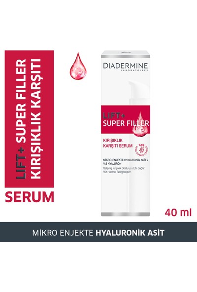 Diadermine Lift + Superfiller Cilt Serumu 40 ML 1 Adet Diadermine Lift + Superfiller Cilt Serumu 40 ML 1 Adet