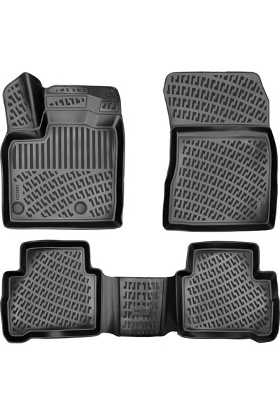 Rizline Nissan Qashqai 2022 Sonrası 3D Havuzlu Paspas