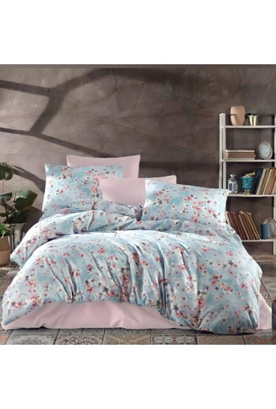 Sümbül Collection Turkuaz Nevresim Takımı Sümbül Collection Turkuaz Nevresim Takımı