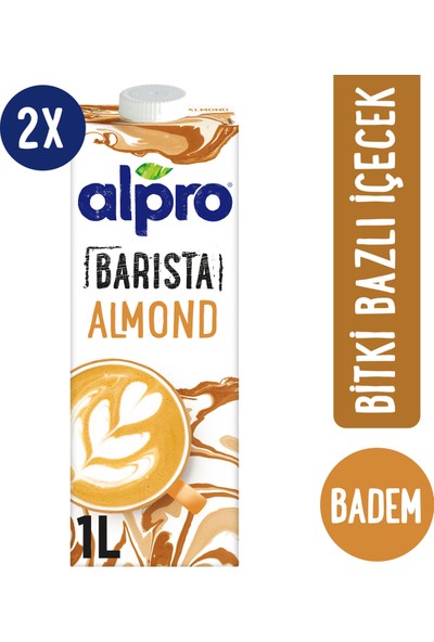 Alpro Barista Badem Sütü 2x1L