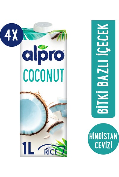 Alpro Hindistan Cevizi Sütü 4x1L