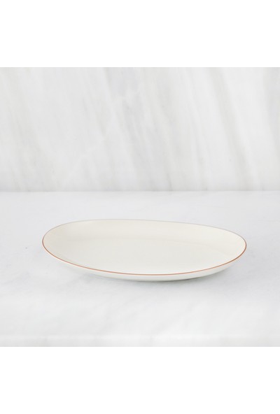 Güral Porselen Elips 2 Adet 30 cm Bone Kayık Tabak - Copper Bakır Güral Porselen Elips 2 Adet 30 cm Bone Kayık Tabak - Copper Bakır