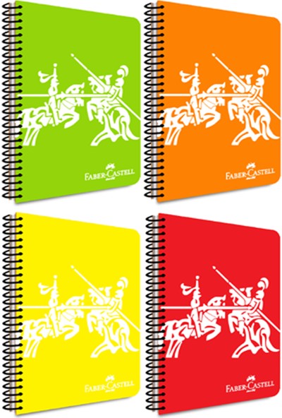Faber-Castell Faber Castell Canlı Renkler1 Spiralli A4(21X29.7CM) Pp(Plastik) Kapak 80 Yaprak Çizgisiz Defter 4'LÜ(4ADET) Faber-Castell Faber Castell Canlı Renkler1 Spiralli A4(21X29.7CM) Pp(Plastik) Kapak 80 Yaprak Çizgisiz Defter 4'LÜ(4ADET)