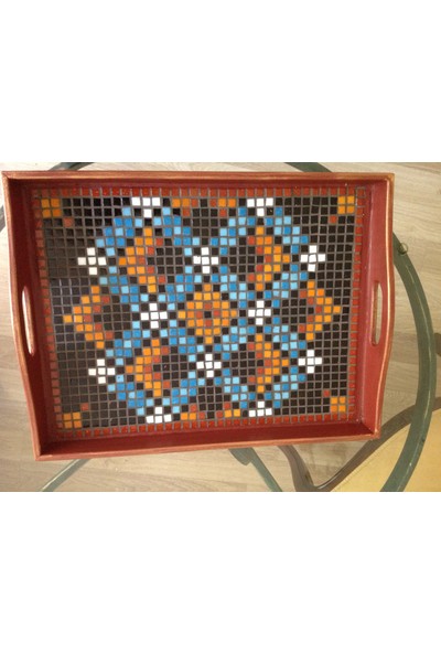 My-Art Home Decor My-Art Cammozaik Ahşap Tepsi My-Art Home Decor My-Art Cammozaik Ahşap Tepsi