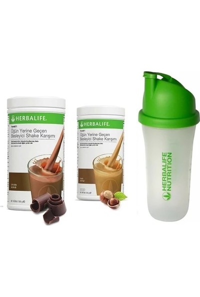 Herbalife Shake 2 Adet + Shaker Herbalife Shake 2 Adet + Shaker