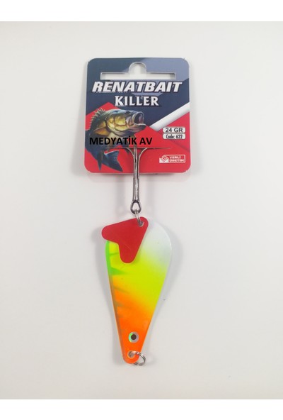 Renat Medyatik Av - Renat Killer Turna Kaşık 24 gr / 7 cm No:2 Renat Medyatik Av - Renat Killer Turna Kaşık 24 gr / 7 cm No:2