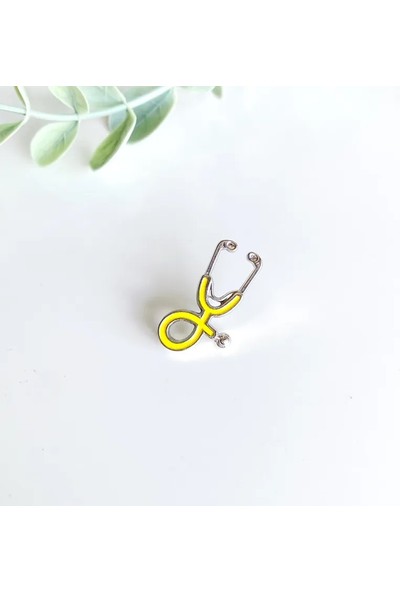 Bikutumutluluk Sarı Steteskp Doktor Rozet