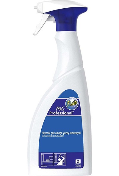 Profesyonel Çok Amaçlı Yüzey ve Cam Temizleyici Sprey 750 ml