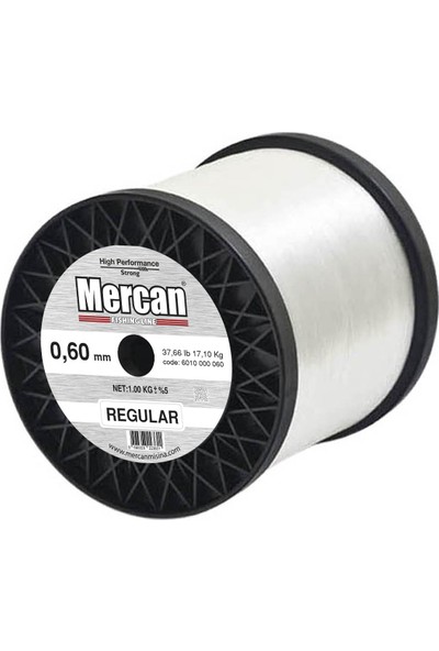 Mercan Regular Beyaz (Metre) Bobin Misina Mercan Regular Beyaz (Metre) Bobin Misina