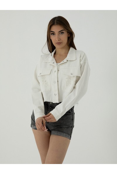 Provedas Kısa Lazer Kot Ceket Provedas Kısa Lazer Kot Ceket