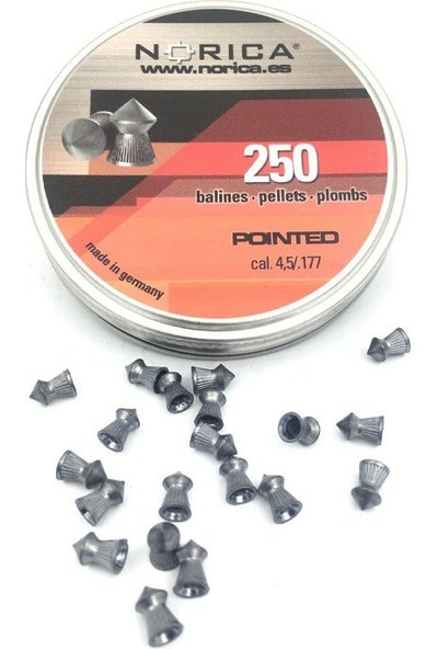 Norıca Pointed 4,5 mm Saçma *250 Norıca Pointed 4,5 mm Saçma *250