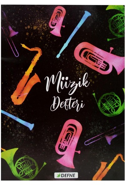 Defne A4 24 Yaprak Sol Anahtarlı Dikişli Karton Kapak Müzik Defteri Defne A4 24 Yaprak Sol Anahtarlı Dikişli Karton Kapak Müzik Defteri