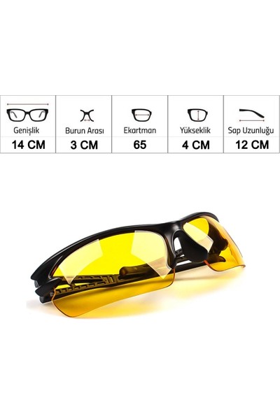 Kaktüskedi Wind Anti Far Gece Görüş Gözlüğü